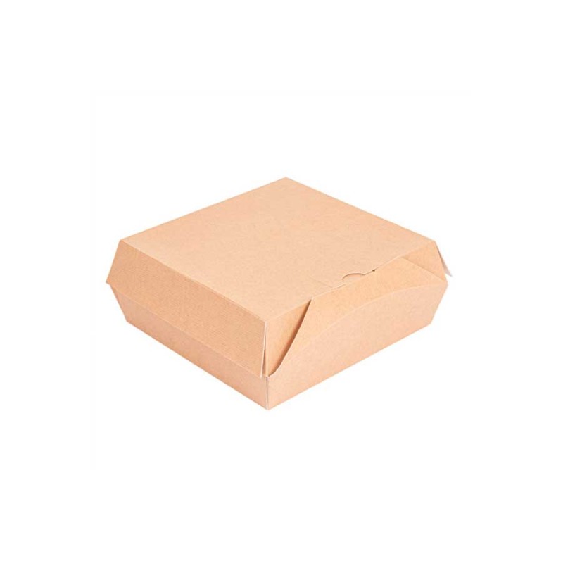 Cajas Lunch Box Kraft PaperLock 21 x 20,5 x 8 cm. (Pack 50)