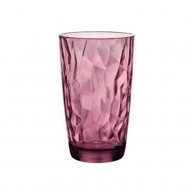 Vaso Diamond Rosa 47 cl. (Caja 6 Uds.)