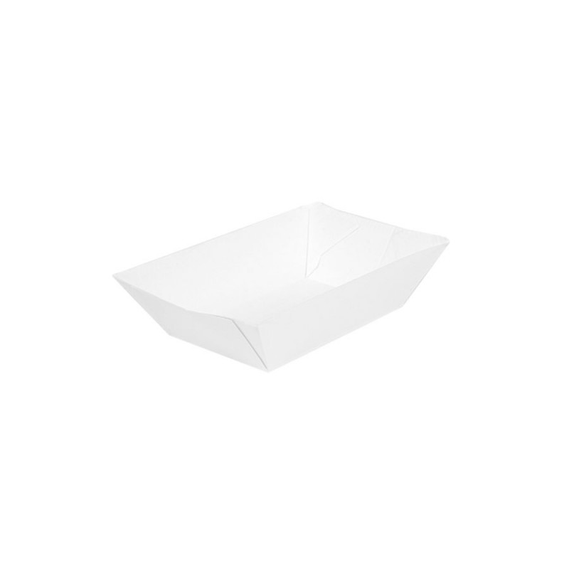 Barquilla Blanca 10 x 6,2 x 4,8 cm. (Pack 200 Uds.)