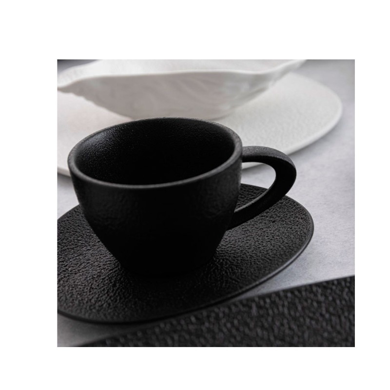 Taza Fosil Negro 8 cm. (Pack 6 Uds.) | GarcÃ­a de Pou